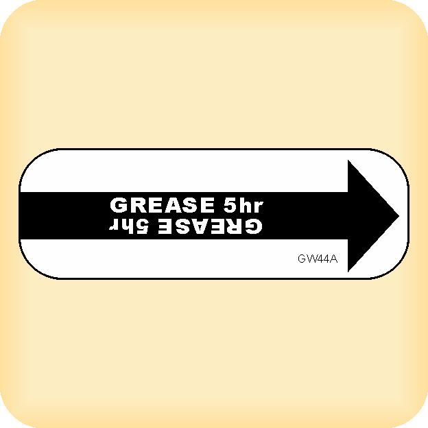Sticker – Grease 5 Hr – Klein Signs