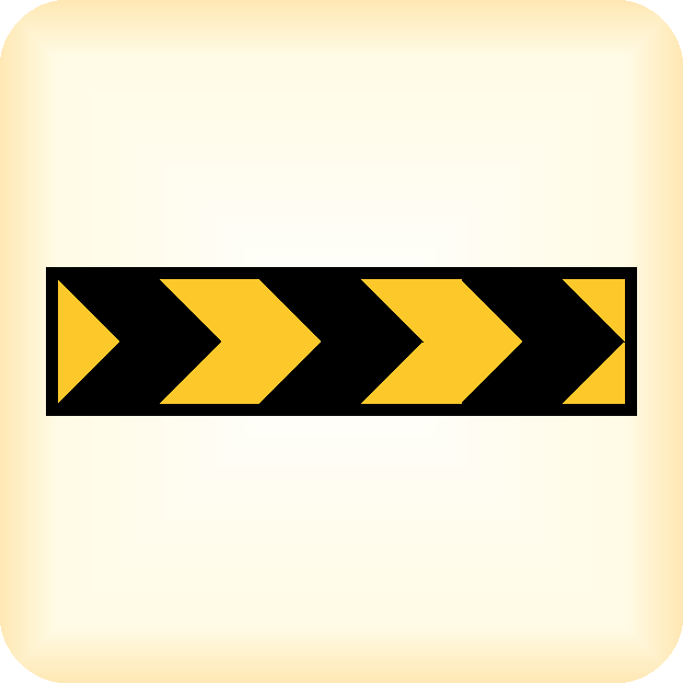 Arrow Strait – Temporary Traffic Sign – Klein Signs