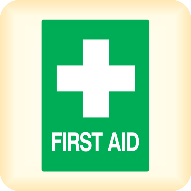 Sticker – First Aid – Klein Signs